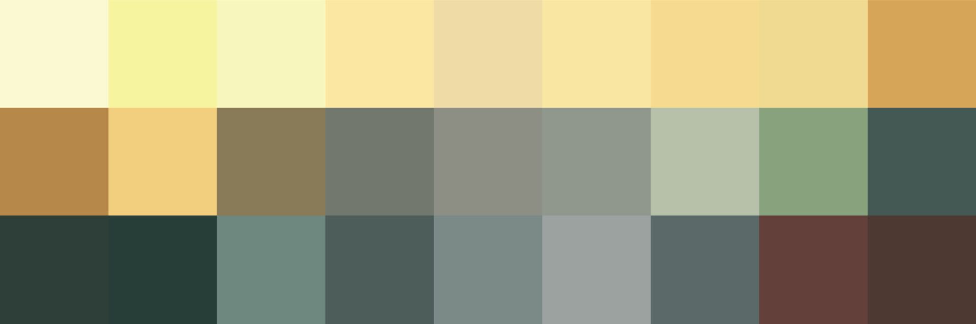 True Colours Palette - Vancouver Heritage Foundation